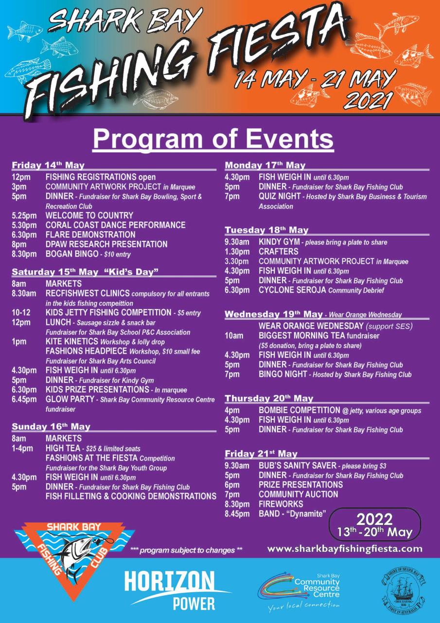 Shark Bay Fishing Fiesta » Shire of Shark Bay